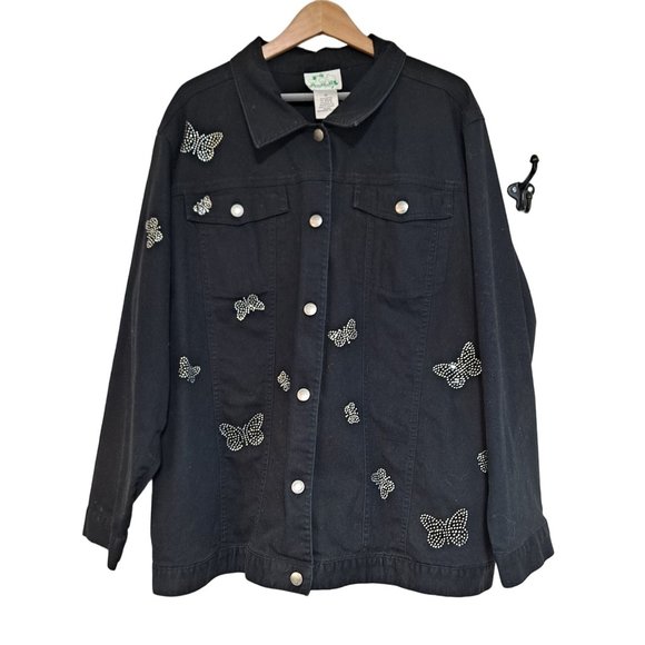 Quacker Factory | Jackets & Coats | Quacker Factory Jacket Women Size ...